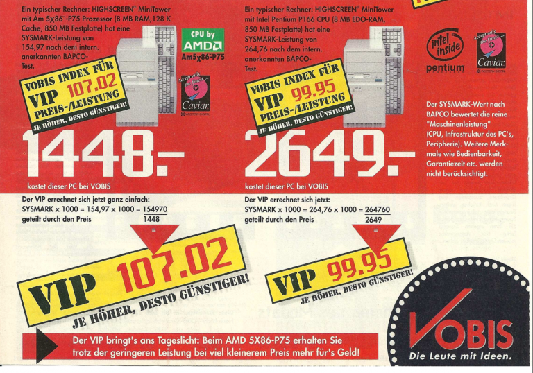 Vobis Denkzettel – Florians Retrokiste